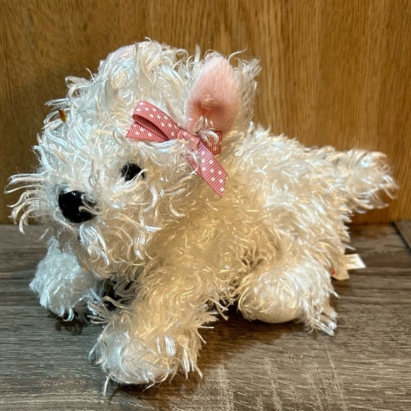 GANZ | Toys | Retired Ganz Webkinz White Terrier Hm6 Dog Plushstuffed ...